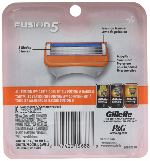 Gillette Fusion 5 Razor and 8 Blades Combo Pack - ZOTO