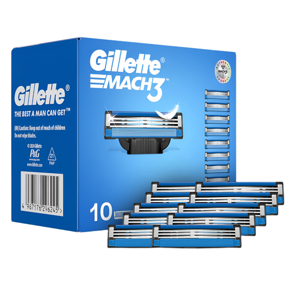 Gillette Mach3 Razor & Blades 10 Pieces Combo - ZOTO