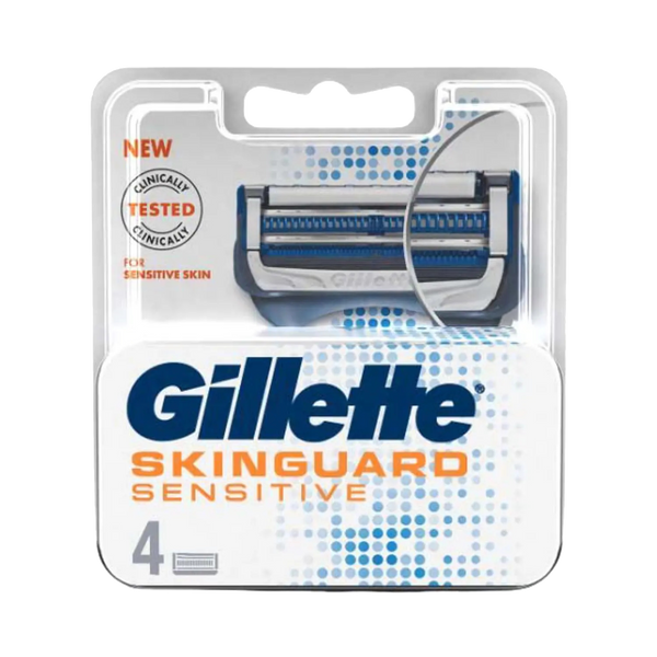 Gillette SkinGuard razor and 4 pack blades - ZOTO
